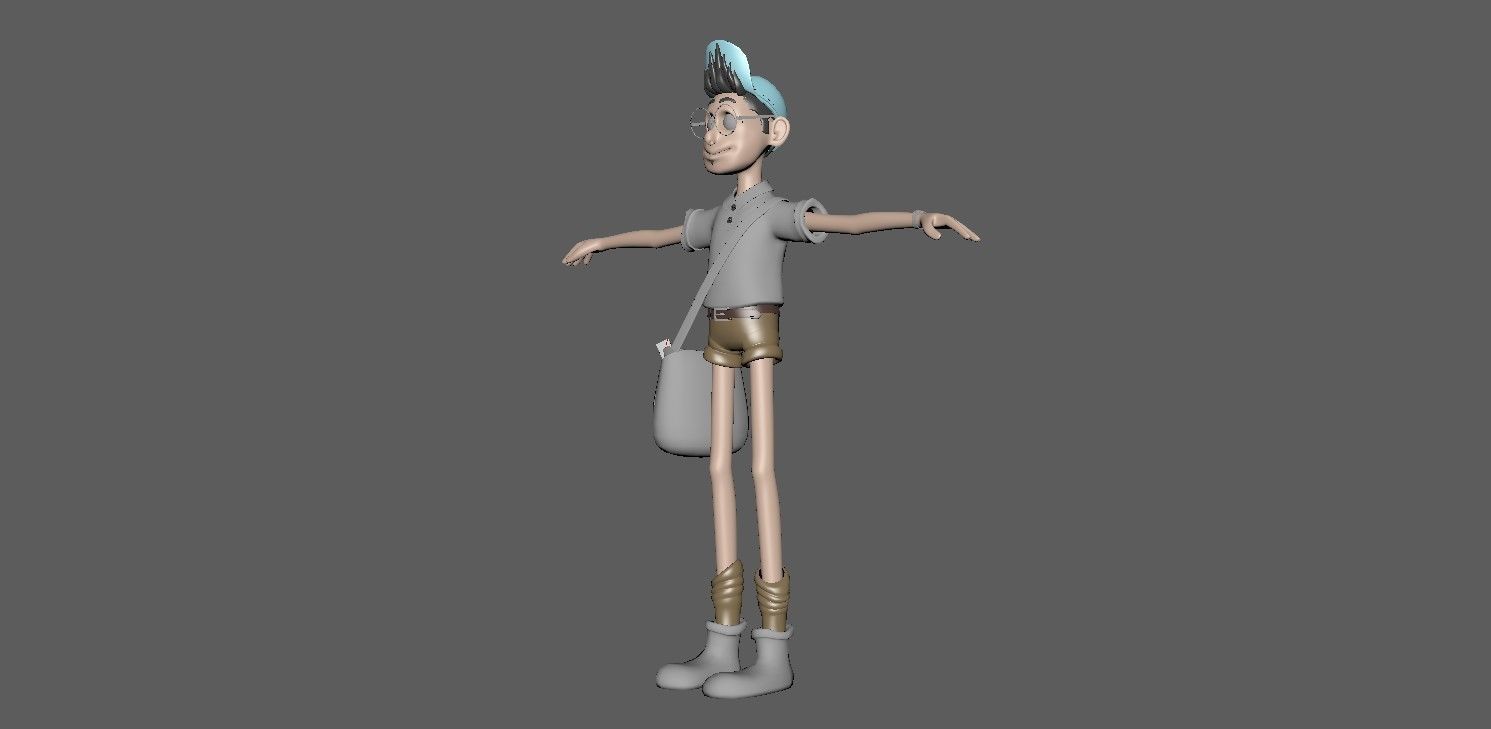 post man free 3D model | CGTrader