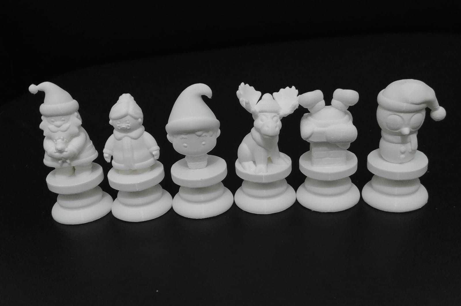 Christmas Chess 3D model 3D printable | CGTrader