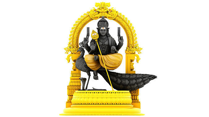 lord murugan muruga 3d model 3D model | CGTrader