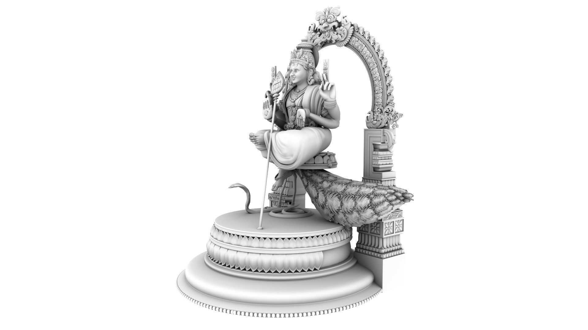 lord murugan muruga 3d model 3D model | CGTrader