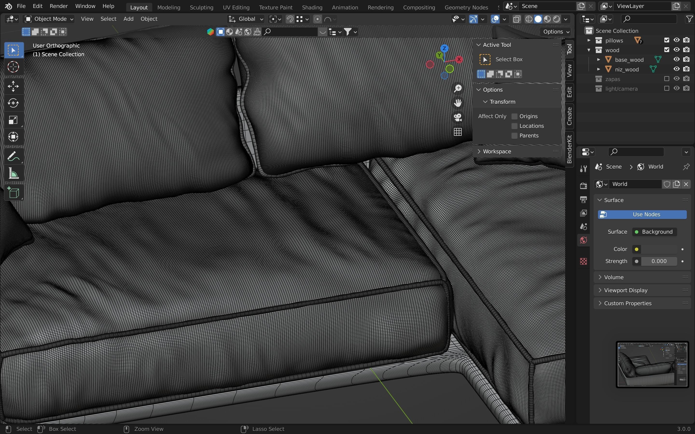 sofa couch free 3D model | CGTrader