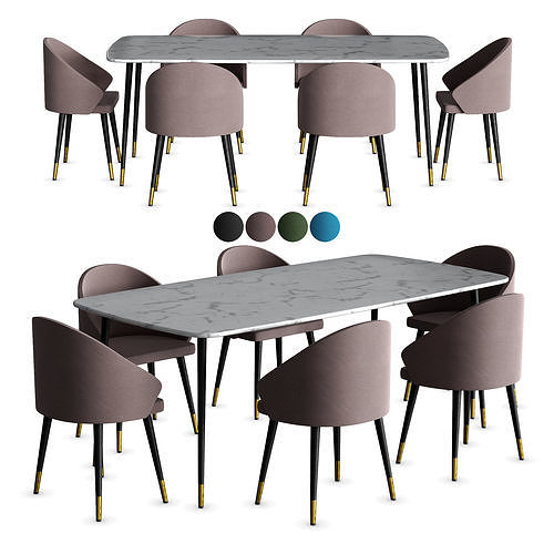 Dining Table 3D model | CGTrader