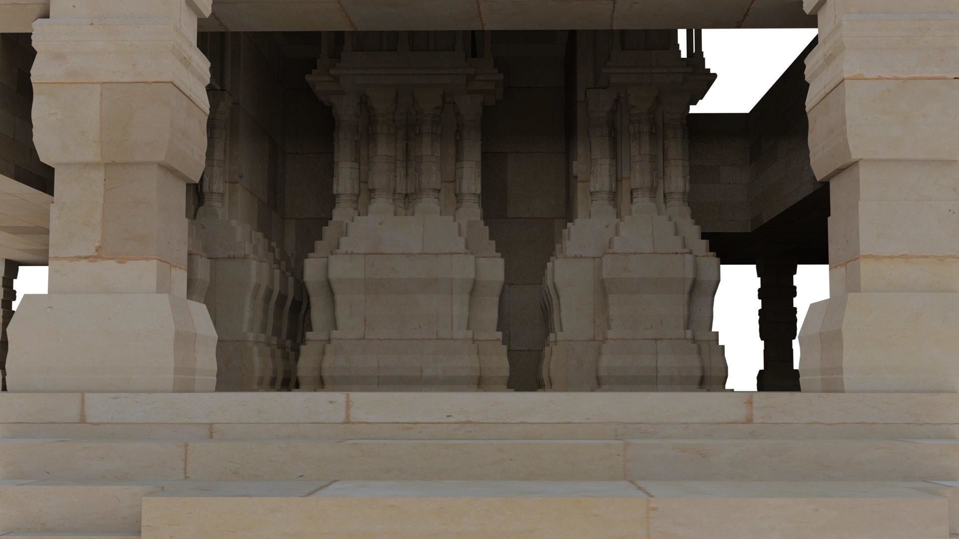 Ancient-Temple created using blender 3D model | CGTrader