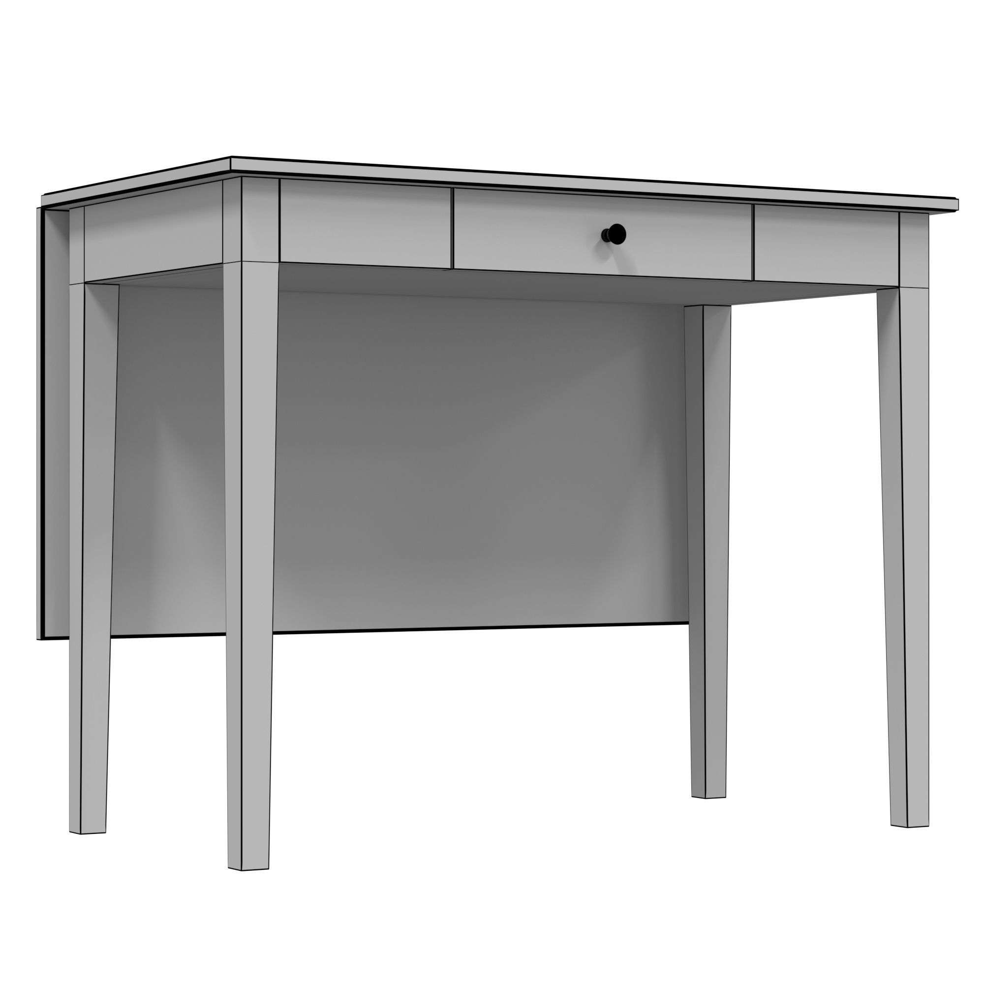 IKEA - IDANAS IDANES Table with folding board 3D model | CGTrader