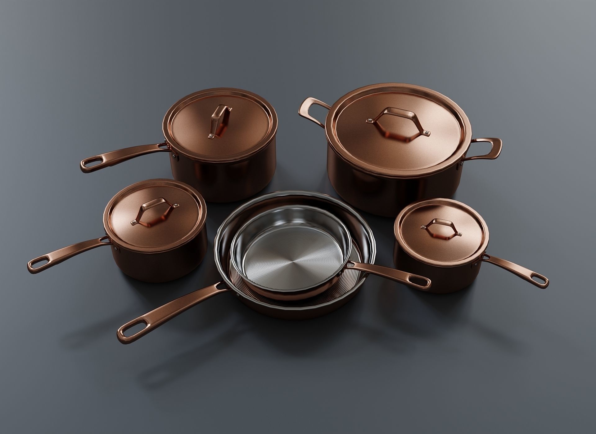 Set of kitchen utensils 2 3D model | CGTrader