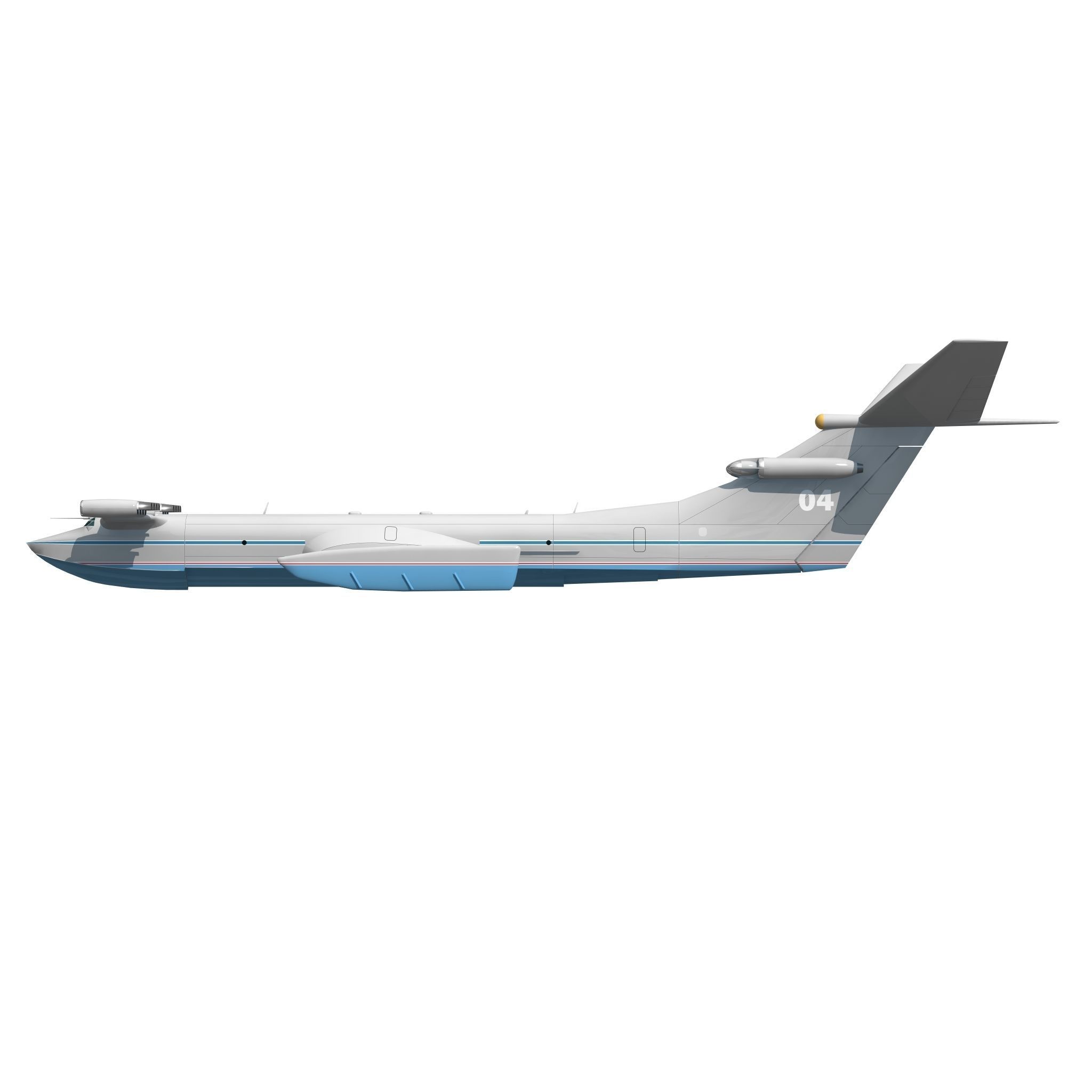 KM Ekranoplan 3D model | CGTrader