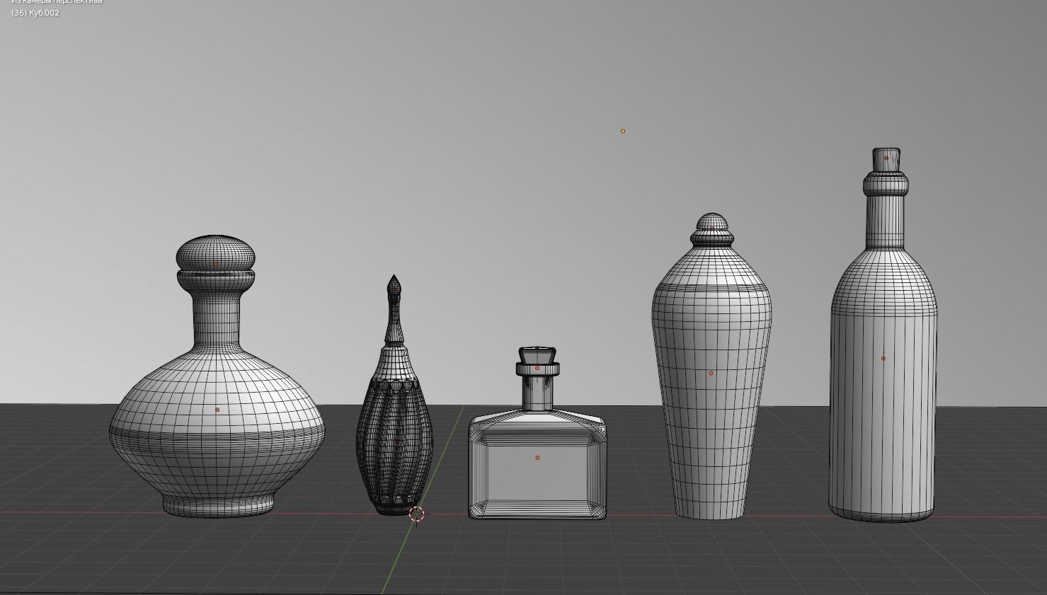 Bottles and vials 3D model | CGTrader