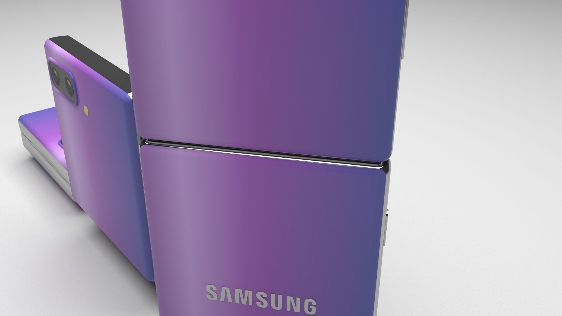 Samsung Galaxy Z Flip 3D model | CGTrader