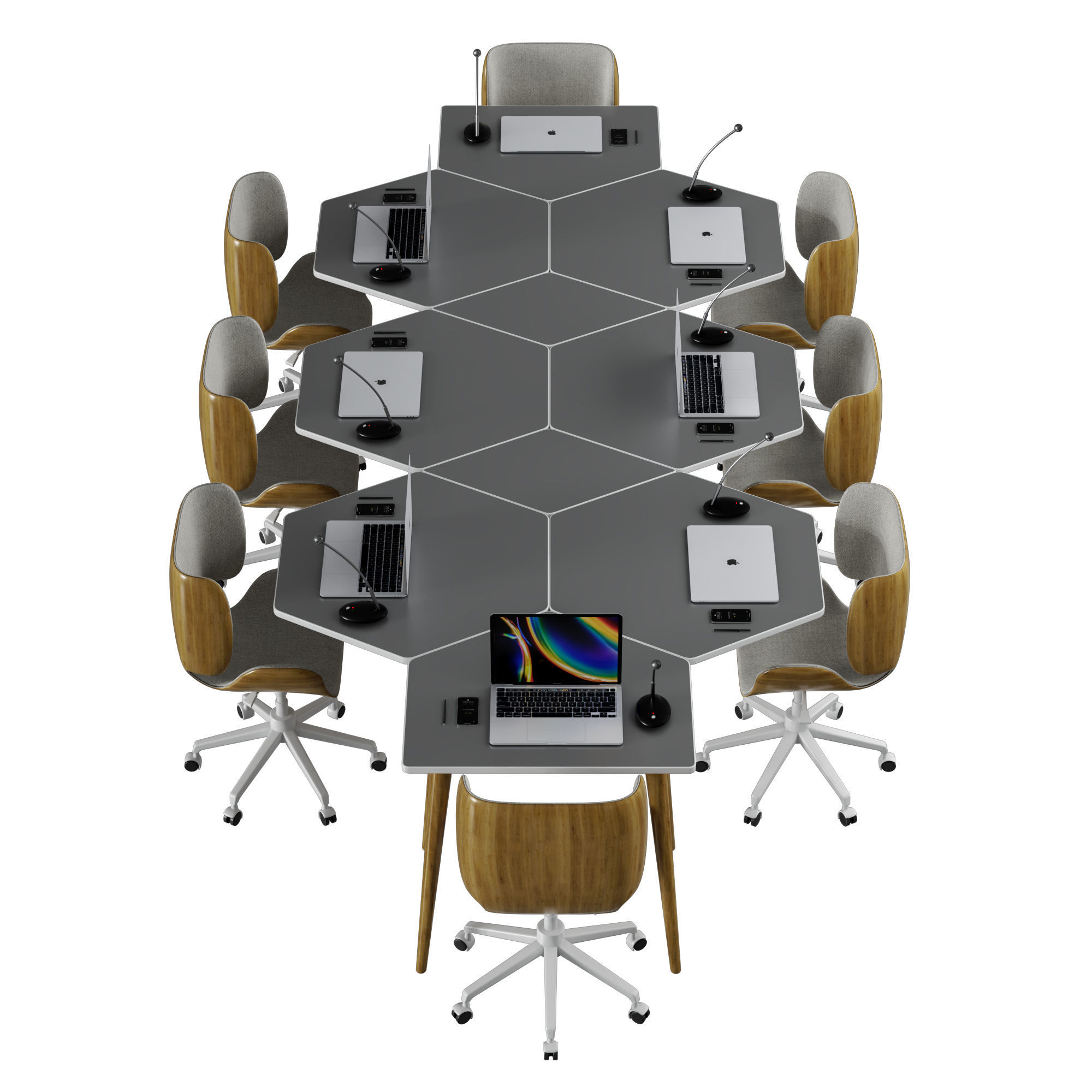 Conference Table 05 3D model | CGTrader