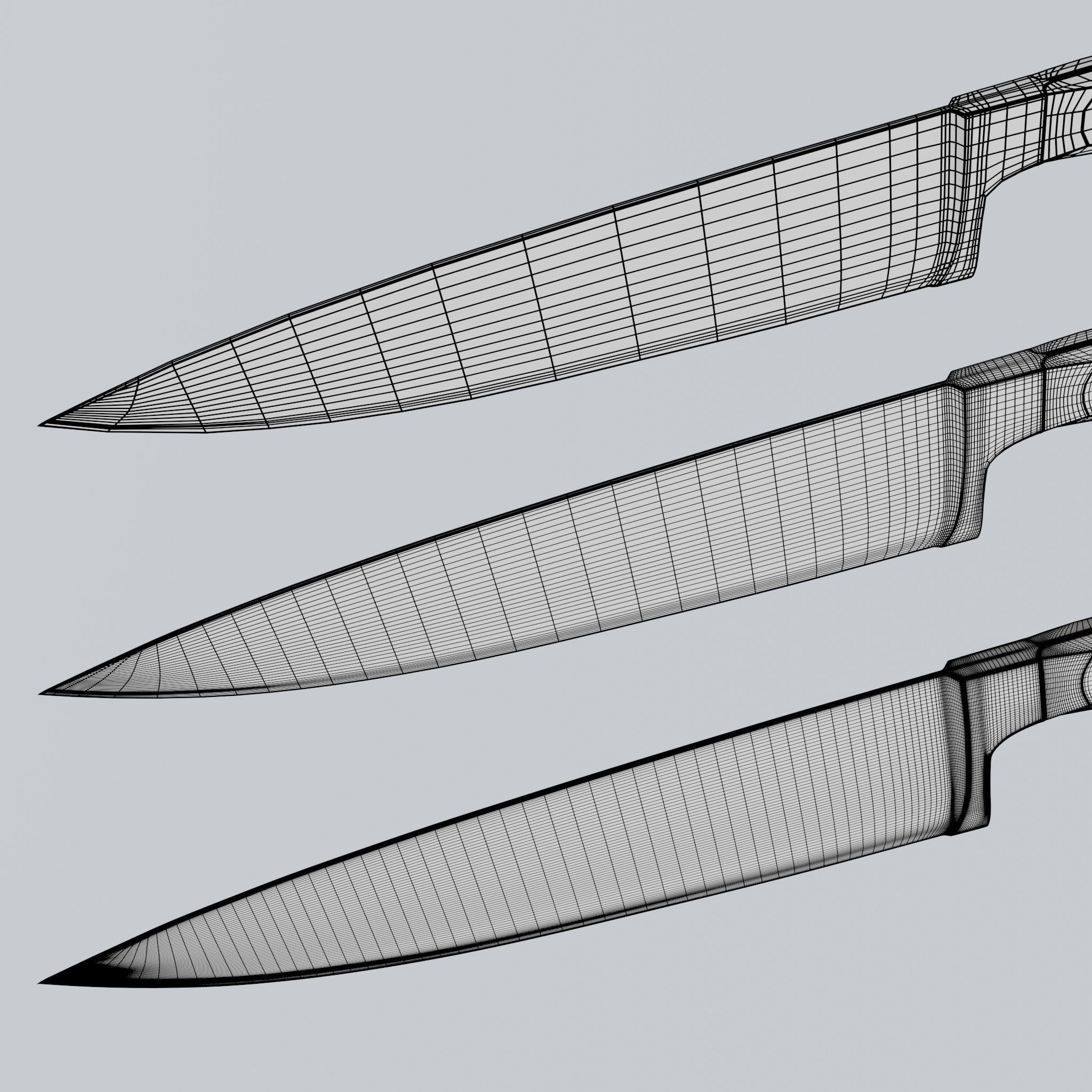 Kitchen Knife 3D model | CGTrader