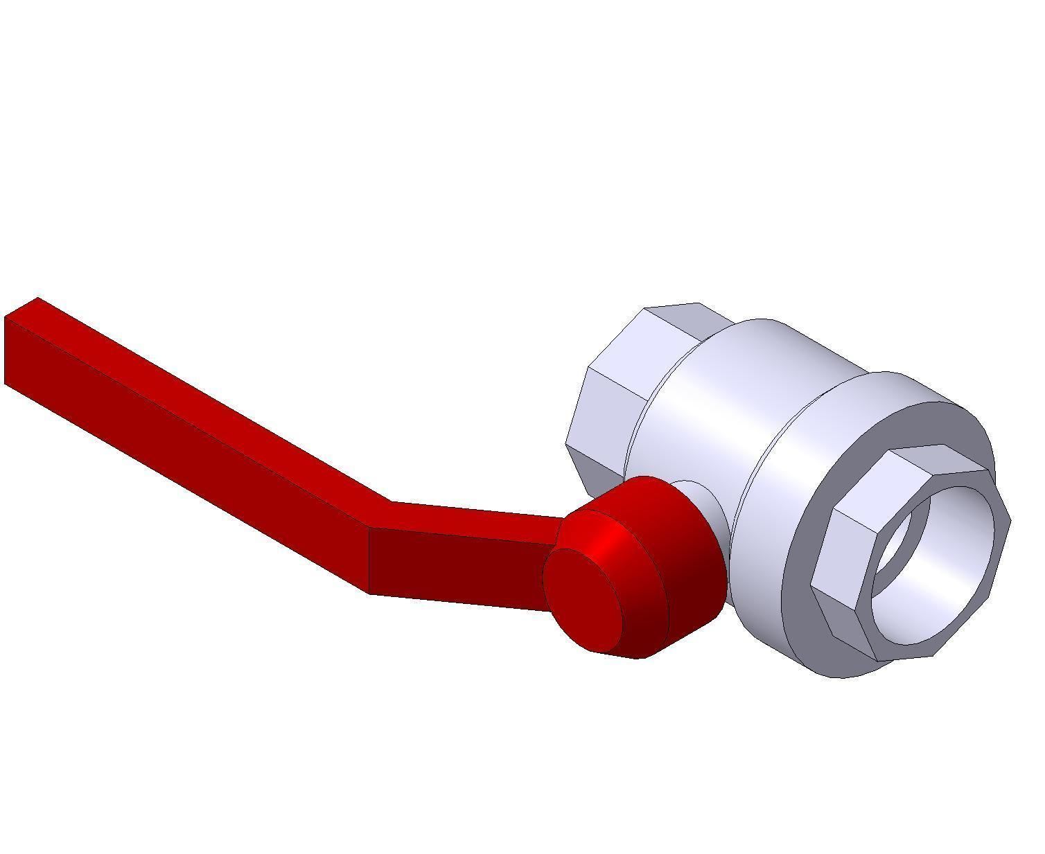 Ball Valve Bugatti 300 series one and a half inches 3D model | CGTrader