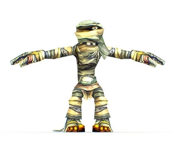 3D model Low Poly Cartoon Creature Mumiya VR / AR / low-poly | CGTrader