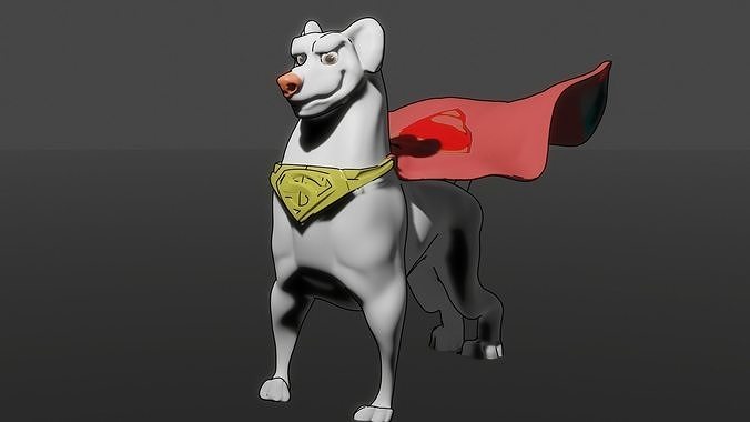 Krypto the Superdog model 3D model | CGTrader