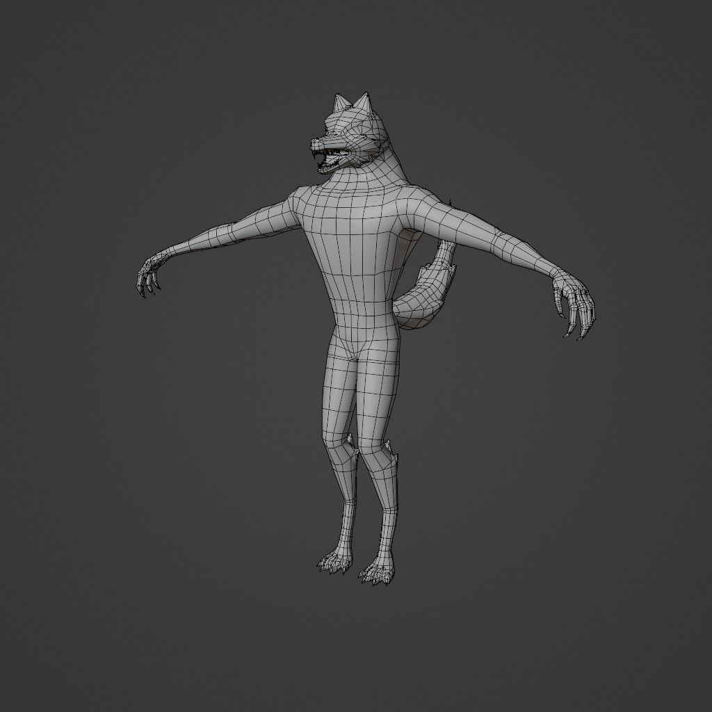 3D model Werewolf VR / AR / low-poly | CGTrader