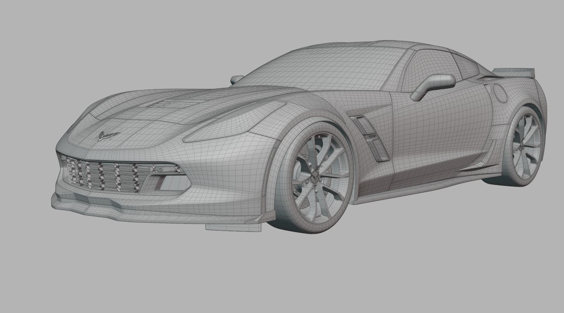 Chevrolet Corvette C7 Grand Sport free 3D model | CGTrader