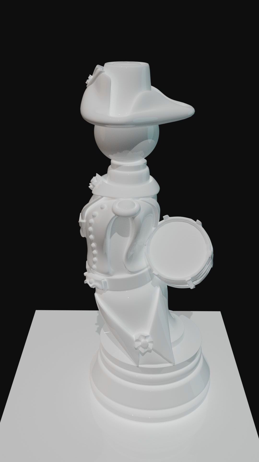 Rook stylized military uniform XVII-XVIII 3D model | CGTrader