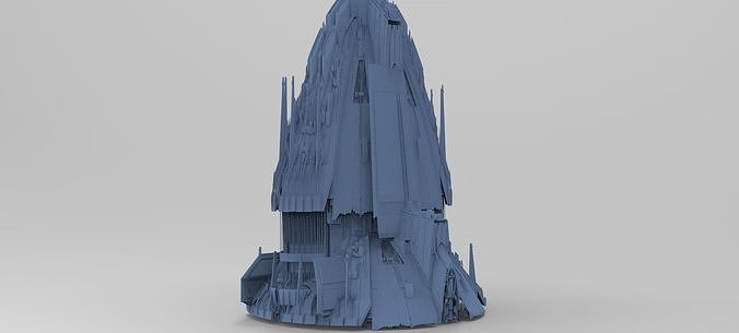 Jupiter Ancient tech temples 3 3D 3D model | CGTrader