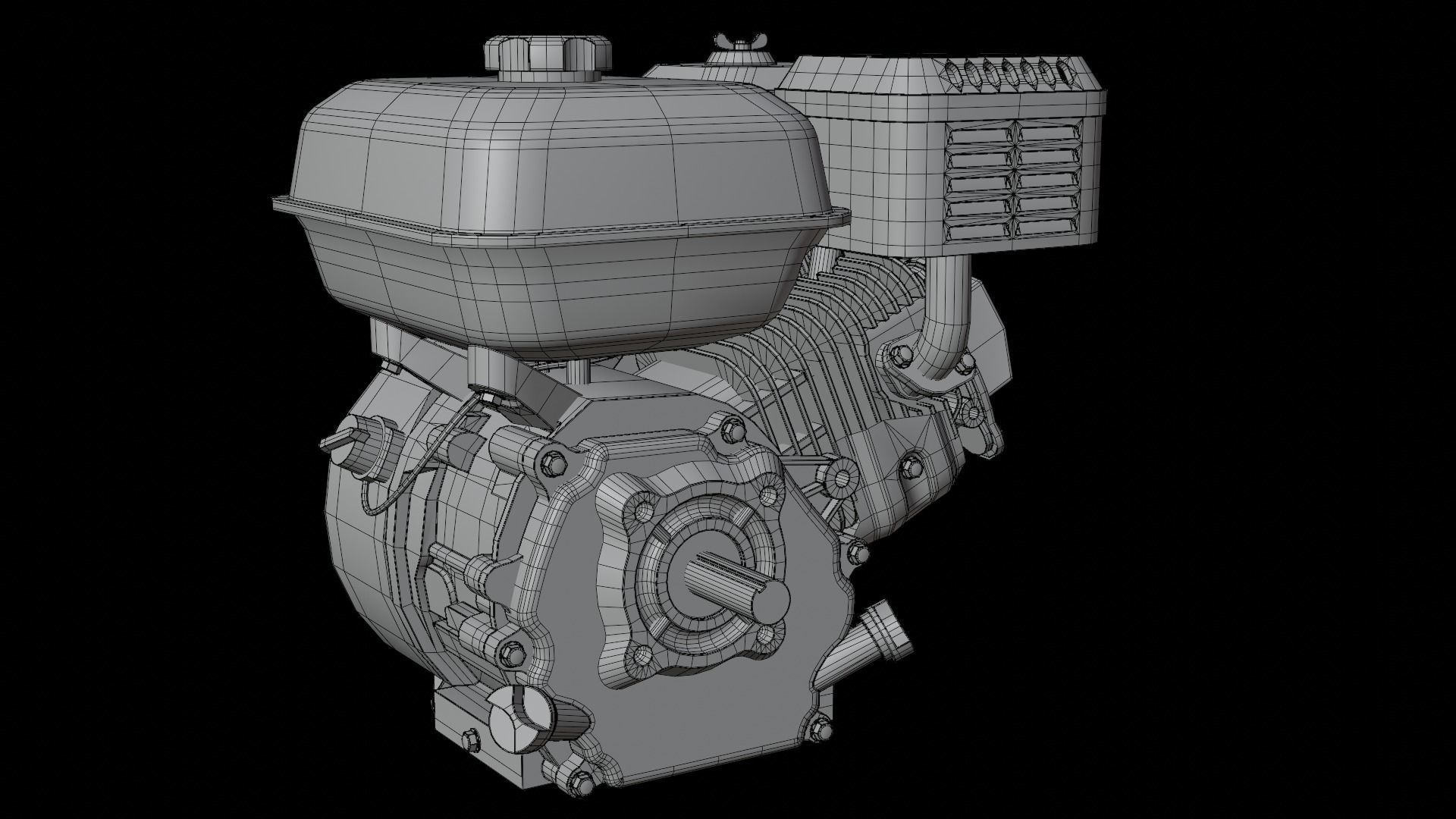 Gasoline Engine 3D model | CGTrader