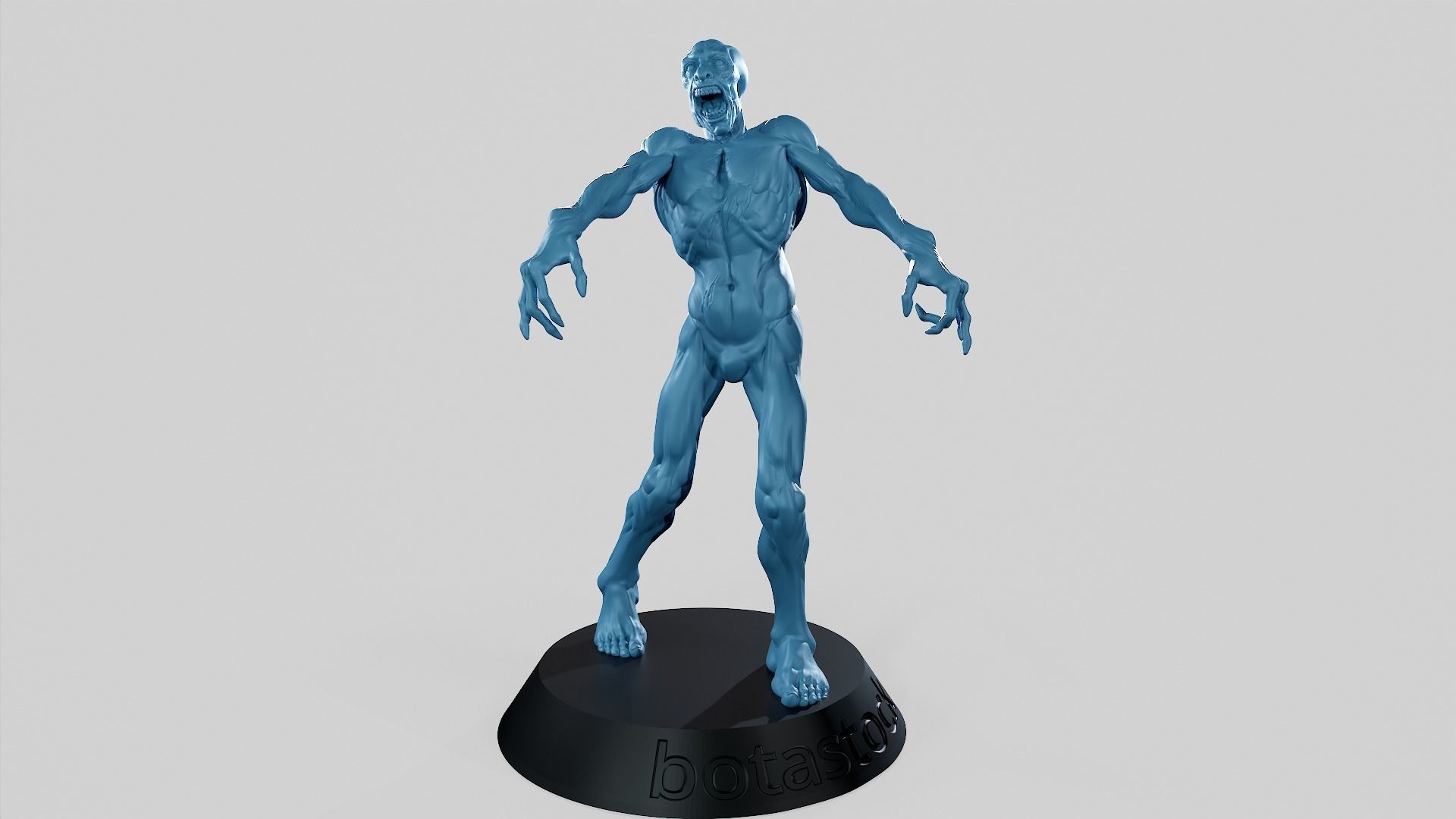 Zombie Undead Pose 04 3D model 3D printable | CGTrader
