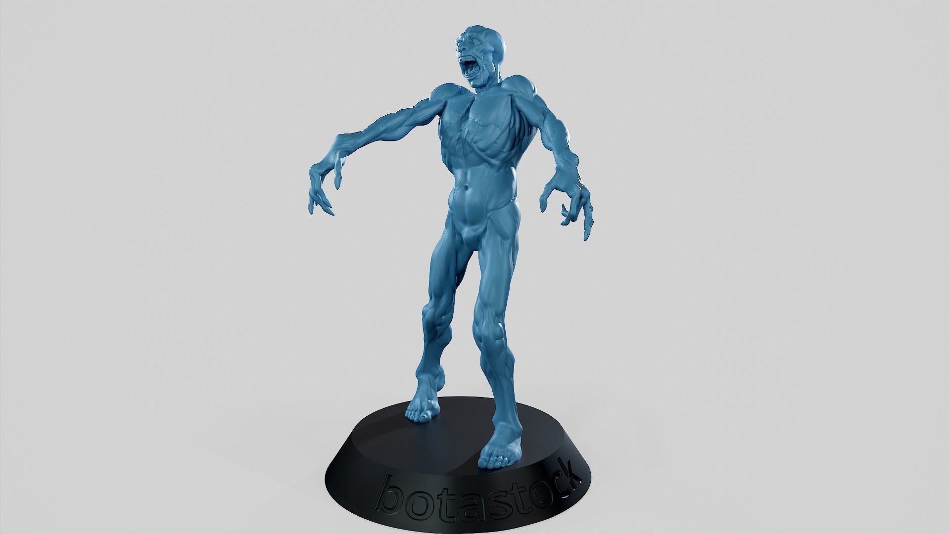 Zombie Undead Pose 04 3D model 3D printable | CGTrader