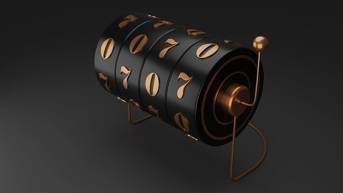 Slot machine with lucky sevens jackpot 3D model 3D model | CGTrader