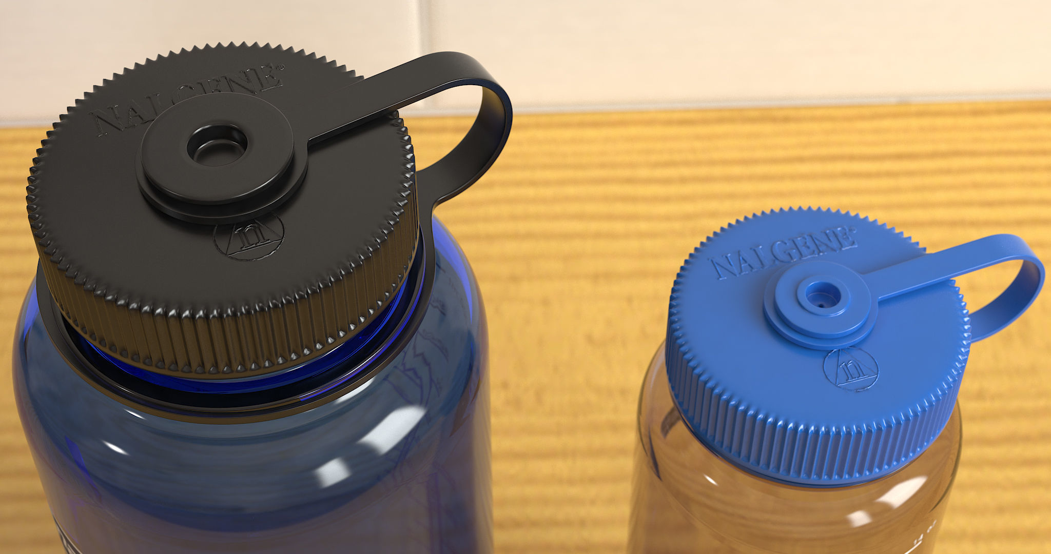 Nalgene 4 Bottles Collection | CGTrader