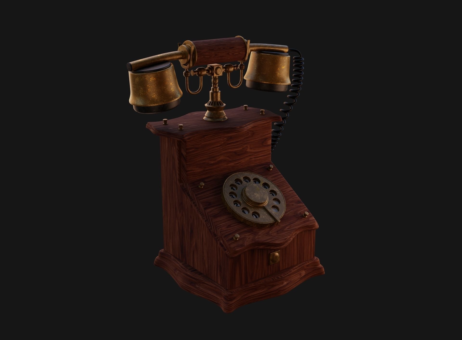 Old phone 3D model 3D model | CGTrader
