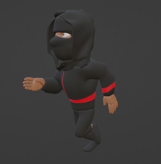 Ninja Player Model 3D model | CGTrader