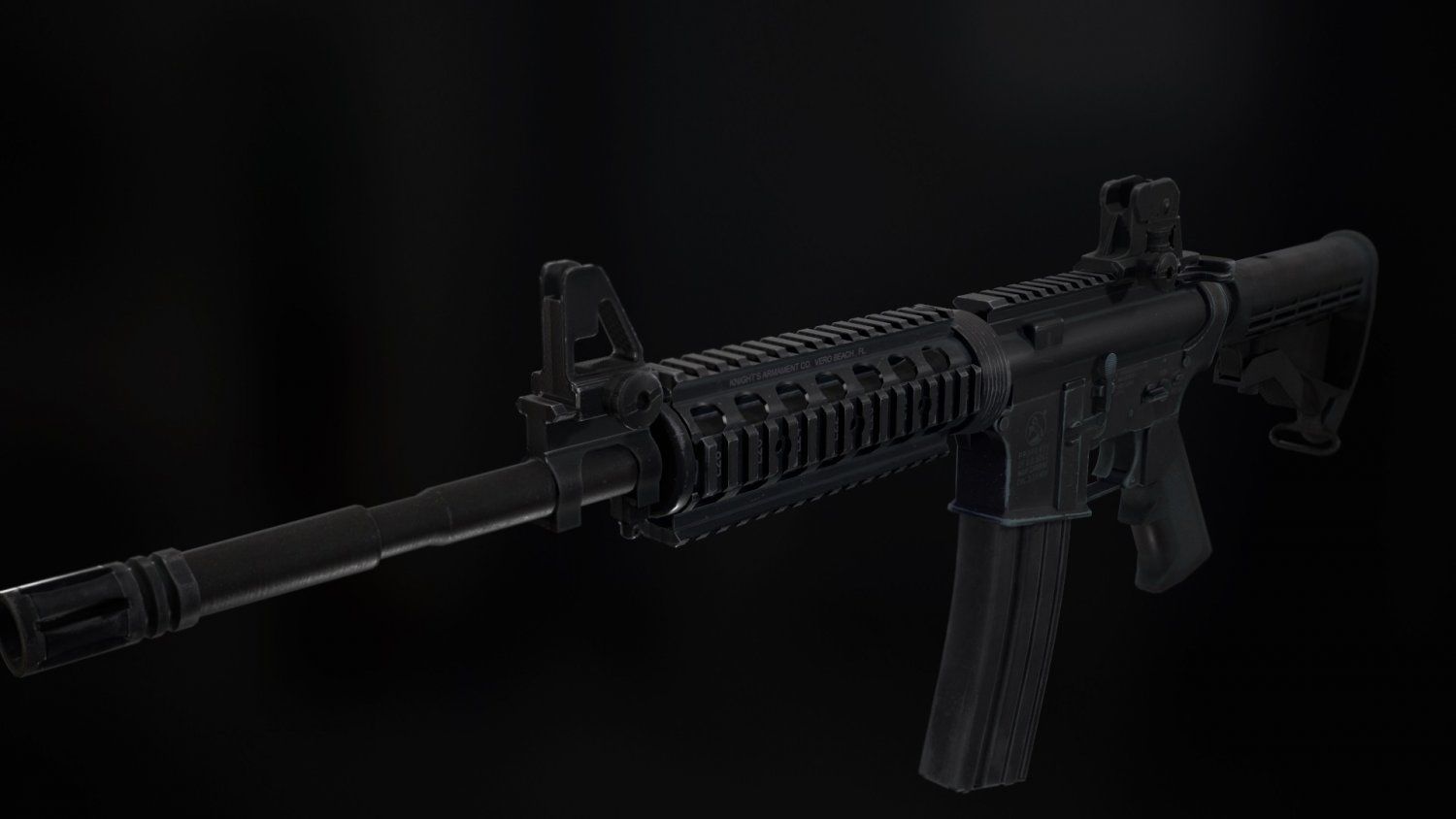 3D model M4A1 RIS high detail VR / AR / low-poly | CGTrader