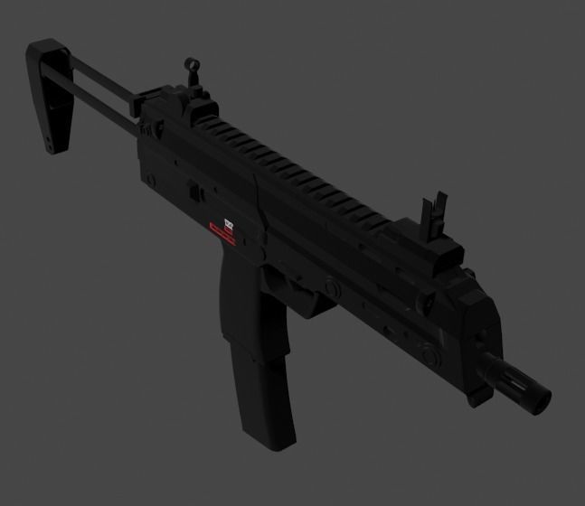 3D model HK MP7 VR / AR / low-poly | CGTrader