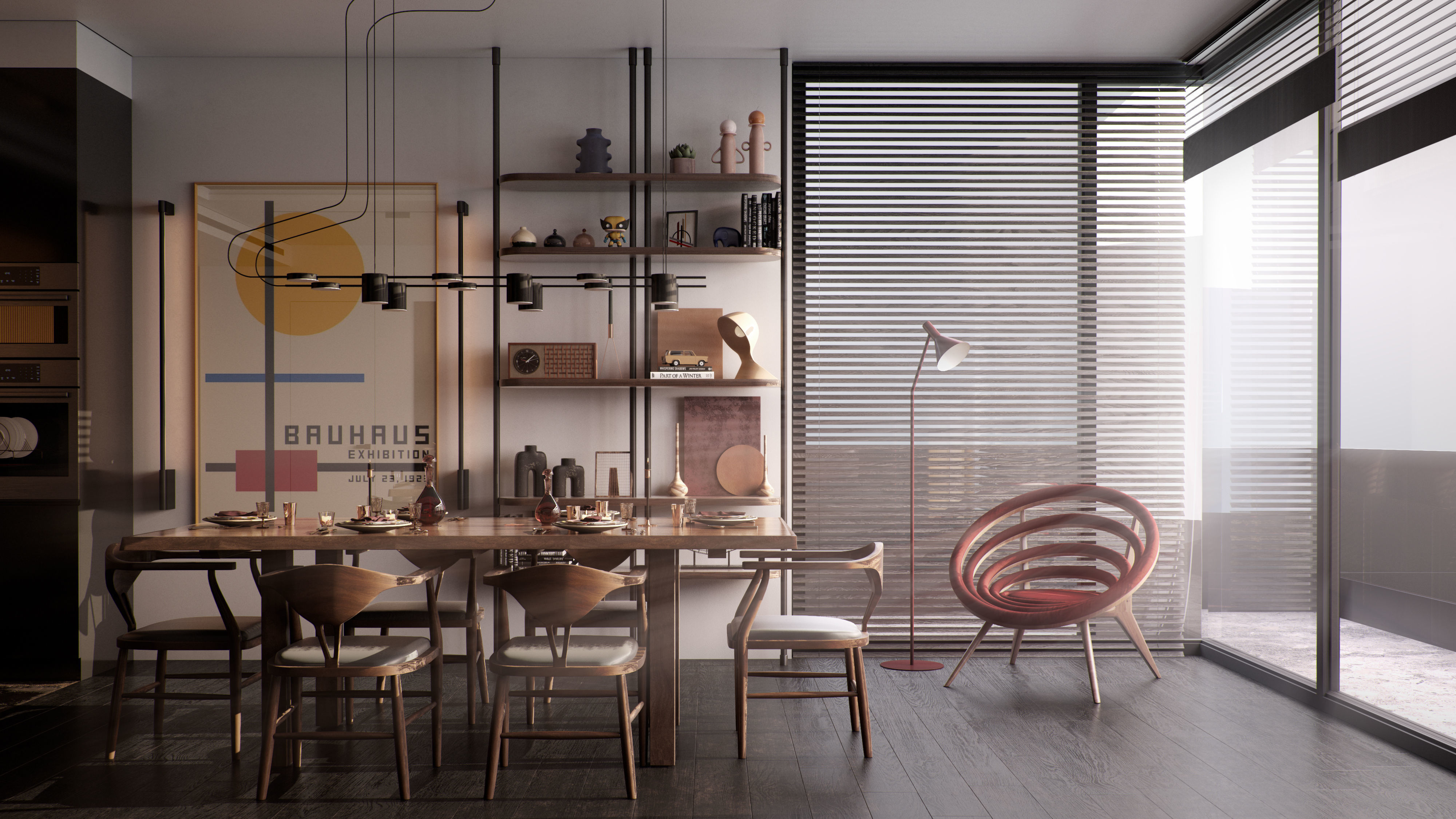Contemporary Interior full scene Corona renderer 3D model | CGTrader