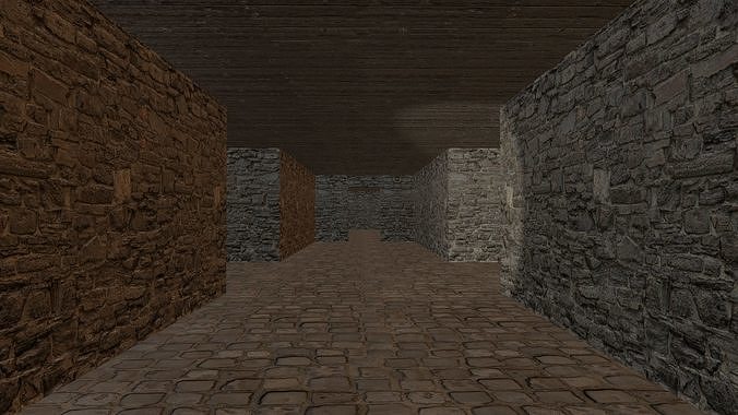 3D model Labyrinth Old VR / AR / low-poly | CGTrader
