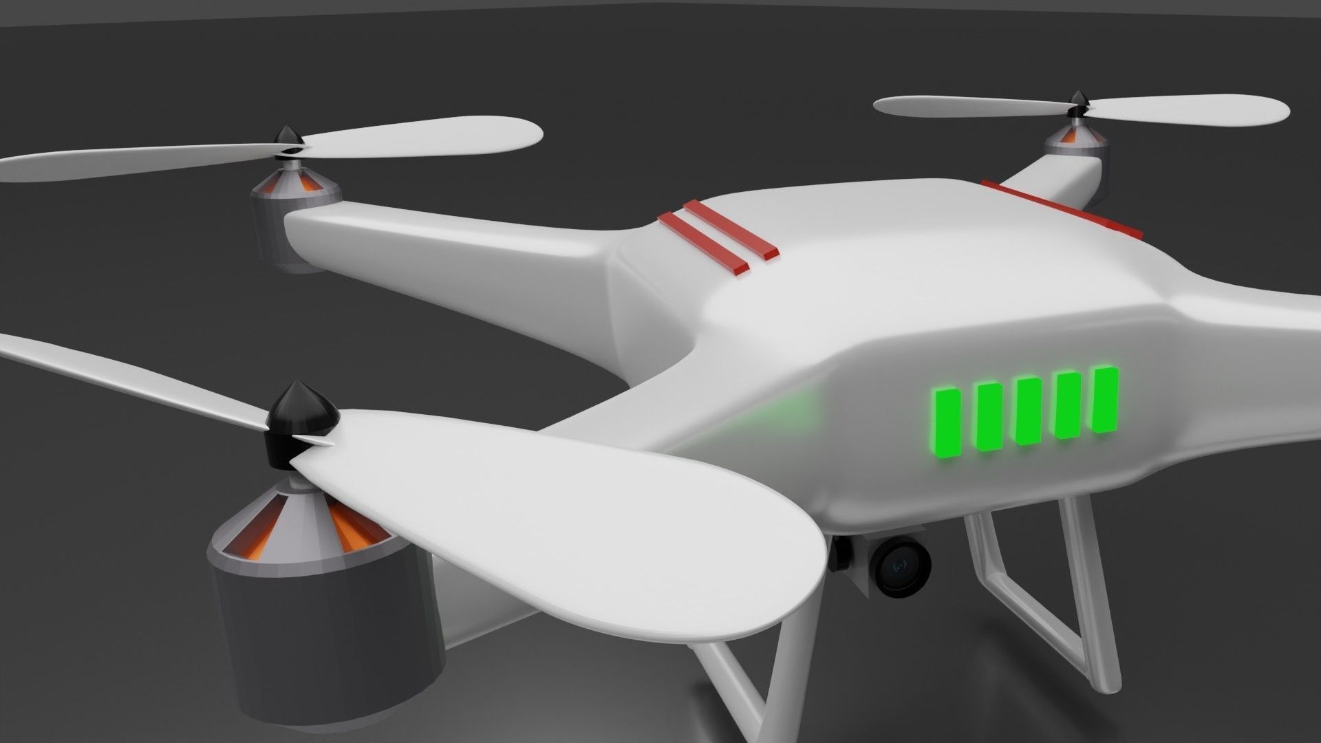 3D Drone modeling in Blender 3D model | CGTrader