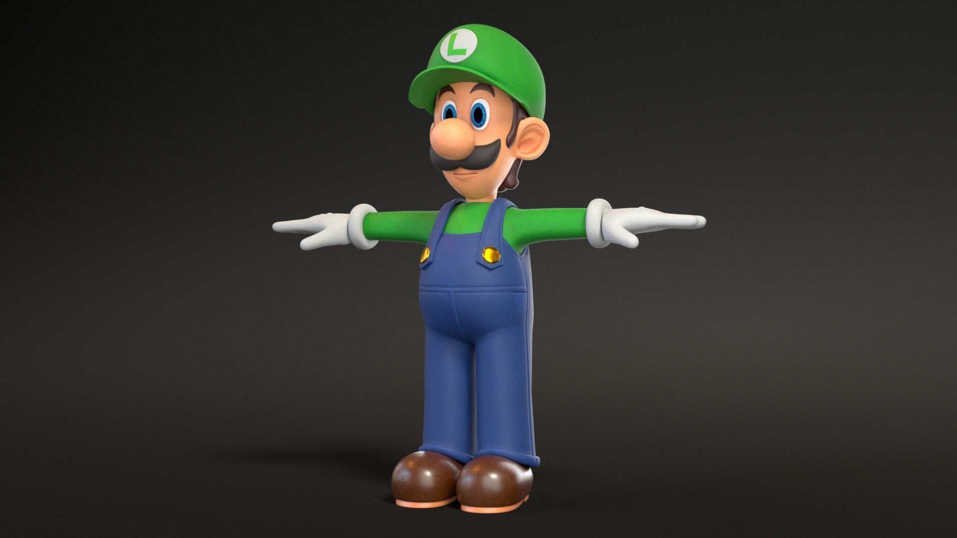 3D model Mario Luigi And Yoshi From Game VR / AR / low-poly | CGTrader