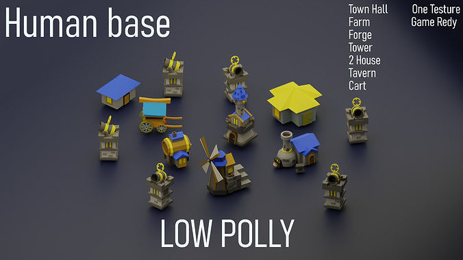 3D model Human base VR / AR / low-poly | CGTrader