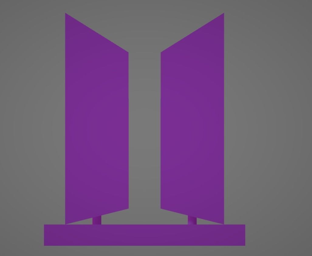 3D Design Bts or Bangtan sonyeondan logo 3D model 3D printable | CGTrader