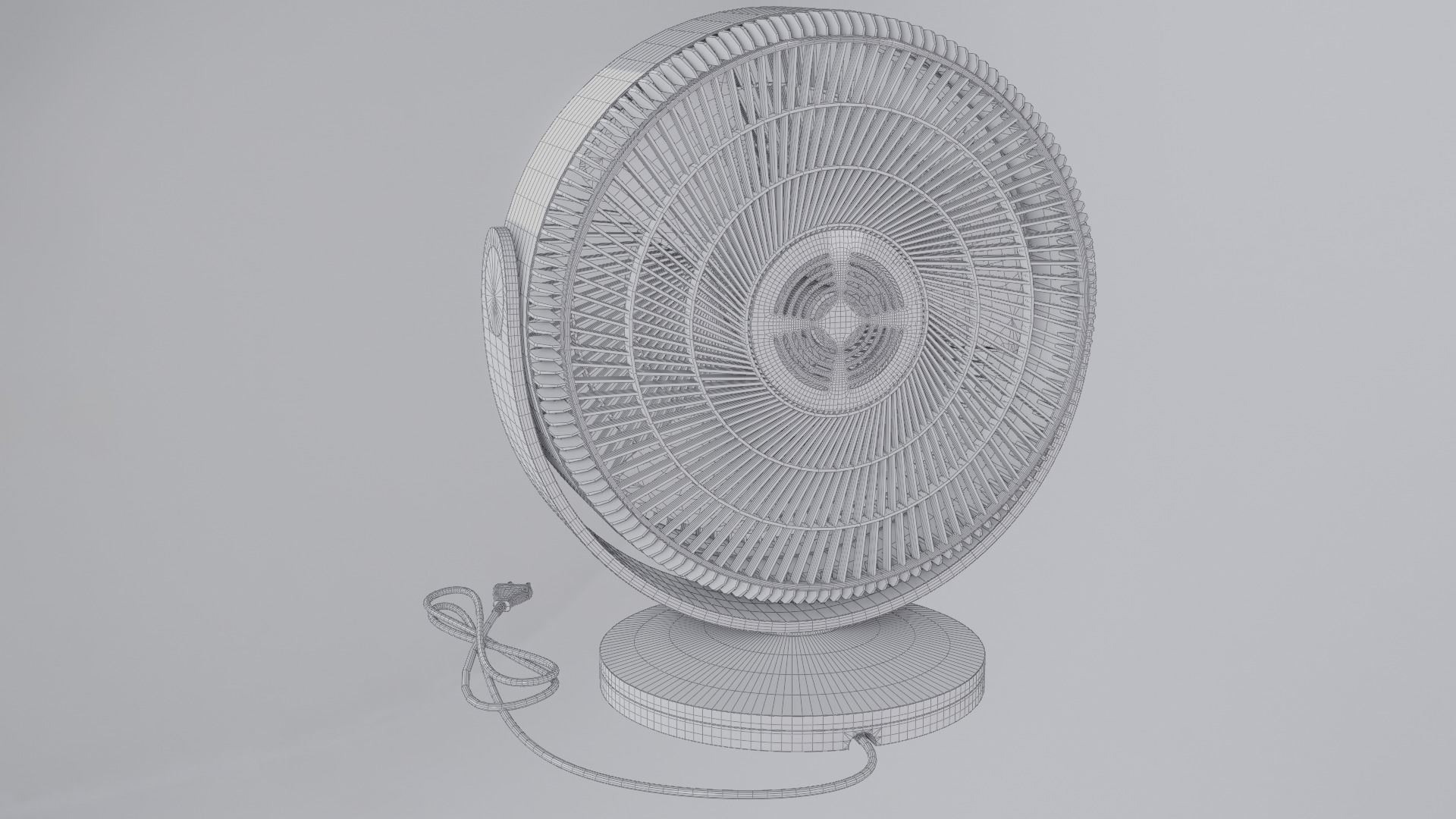 Table fan 3D model | CGTrader