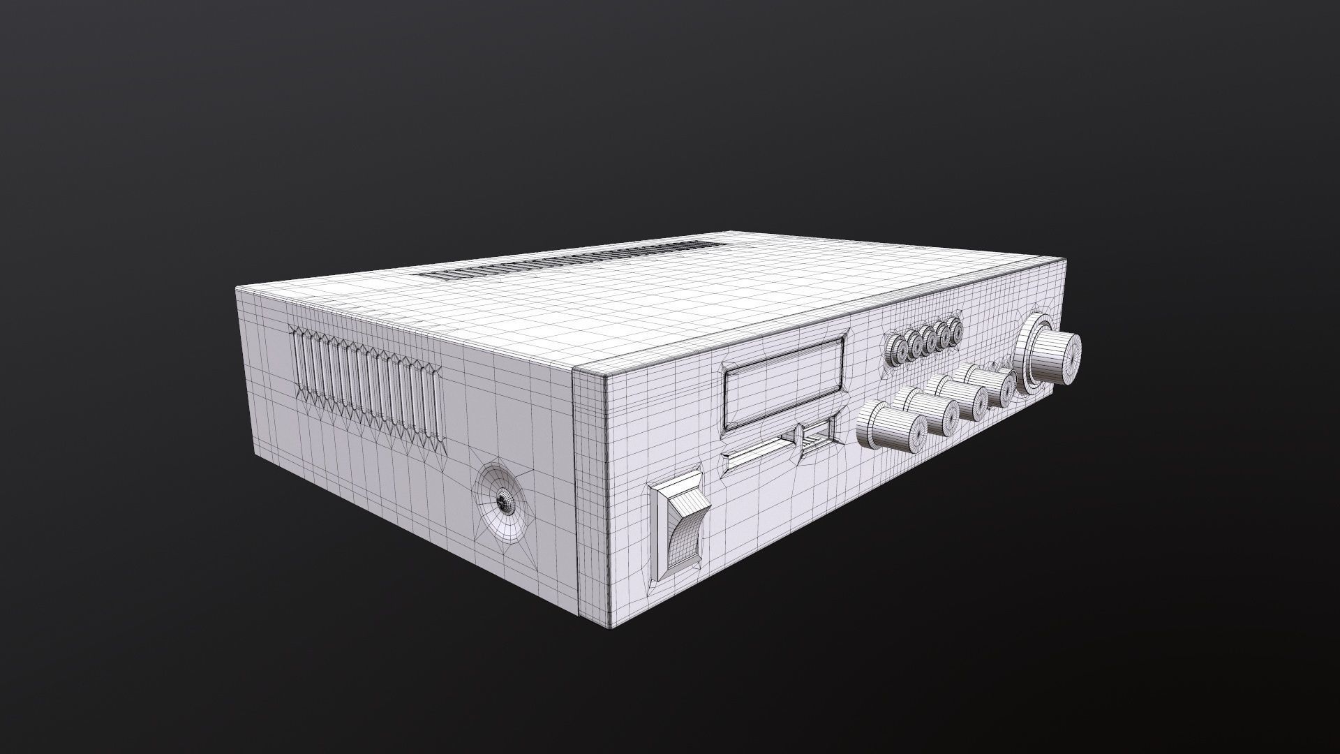 Amplifier audio 3D model | CGTrader