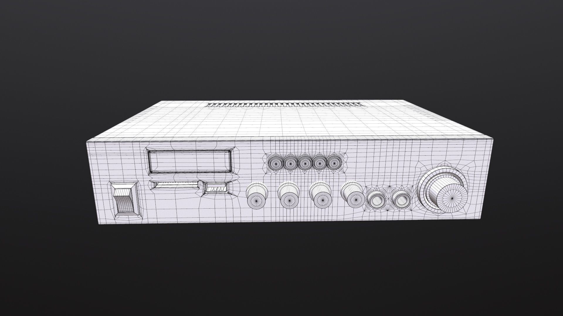 Amplifier audio 3D model | CGTrader