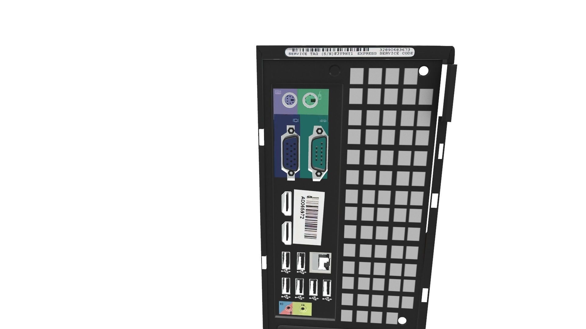 DELL CPU 3D model | CGTrader