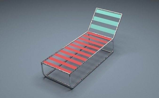 Pool bed free 3D model | CGTrader