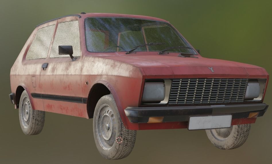 3D model Yugo Koral45 VR / AR / low-poly | CGTrader