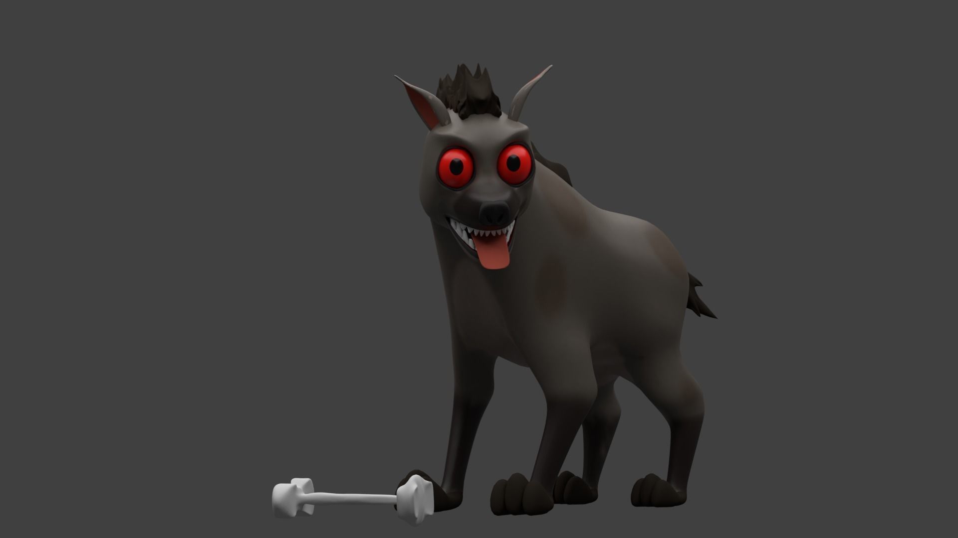 3D model Hyna animal VR / AR / low-poly | CGTrader