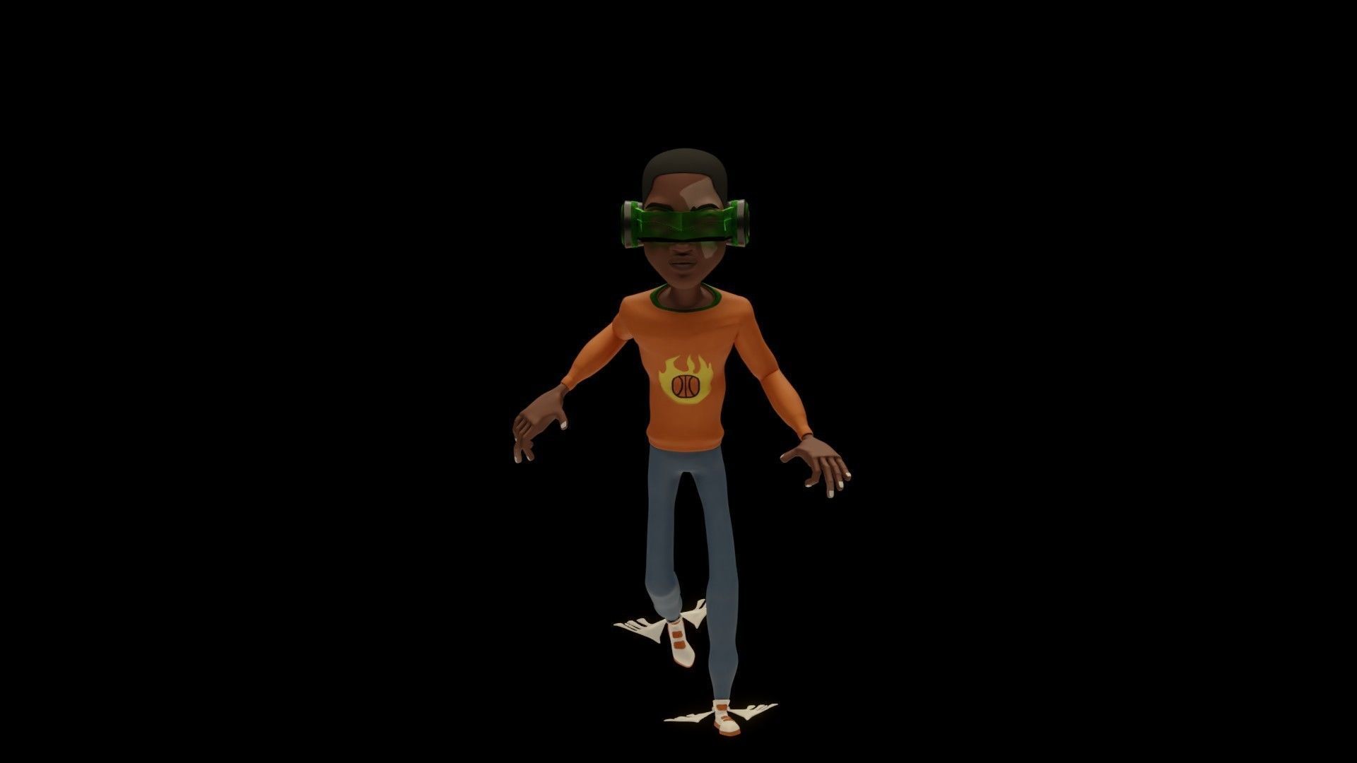 danny superhero 3D model animated rigged | CGTrader