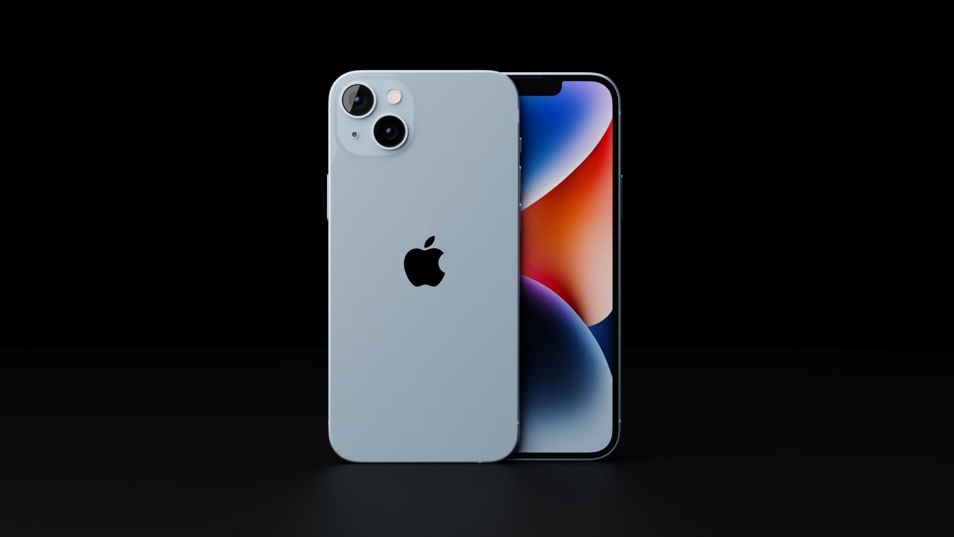 Apple iPhone 14 All Models in Official Colors 3D Model Collection ...