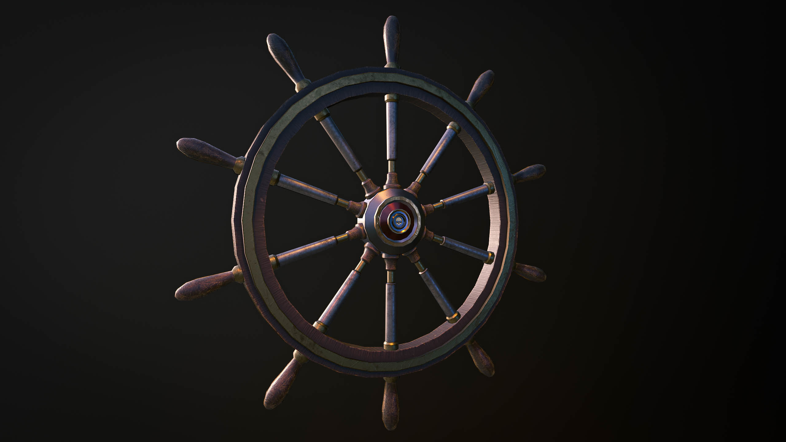 Pirate Wheel Collection 3D model | CGTrader