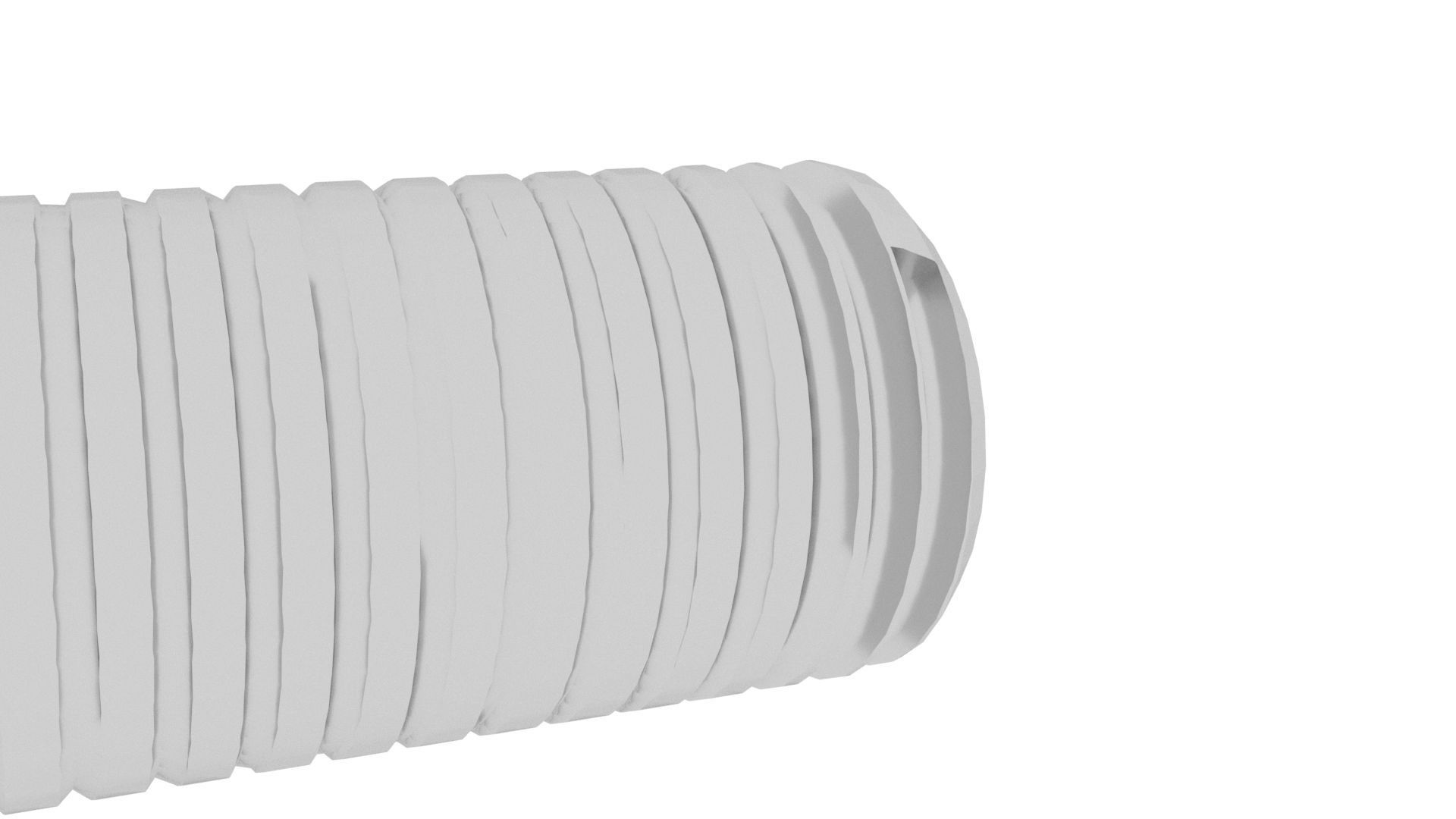 Hex Head and Nut Bolt 3D model | CGTrader