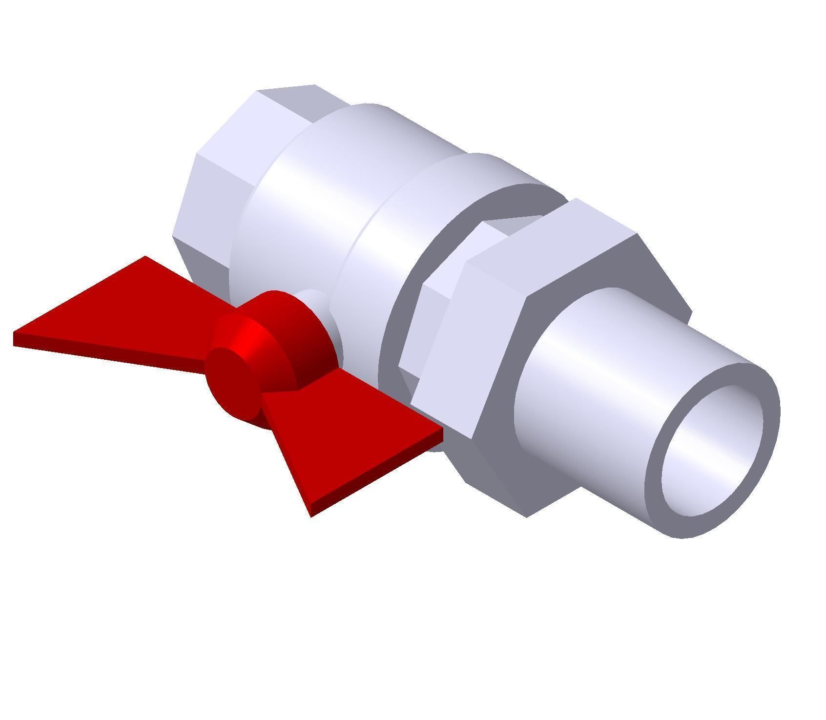 Ball Valve Bugatti 322 half inch 3D model | CGTrader