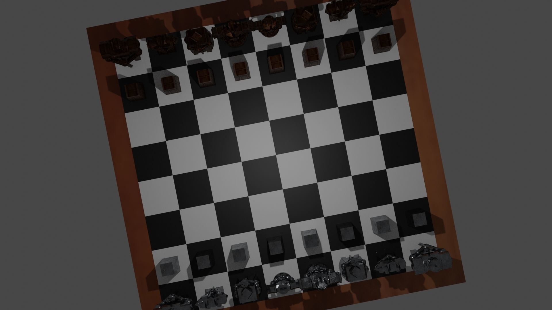 Chess set 3D model | CGTrader
