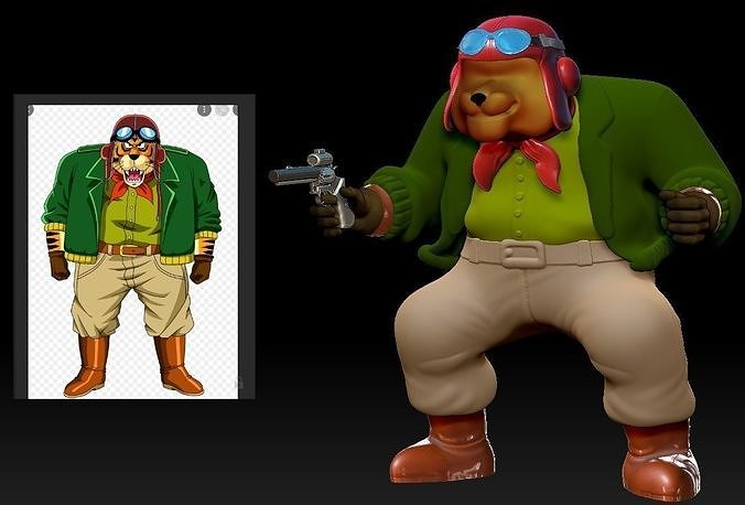 Captain Yellow - Dragon Ball 3D model 3D printable | CGTrader